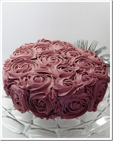 The Blissful Table: Roses Cake